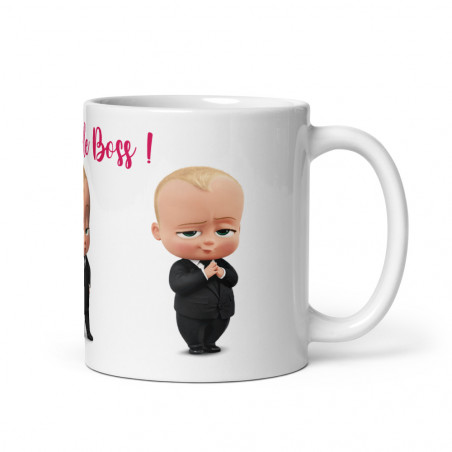 Mug C'est qui le Boss - Idée Cadeau