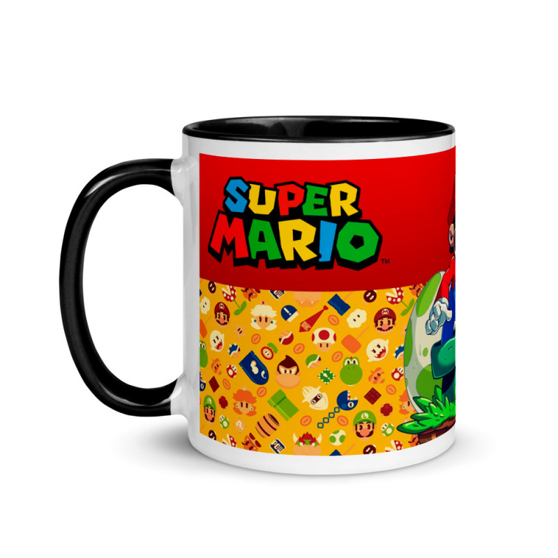 Mug Intérieur Coloré Super Mario